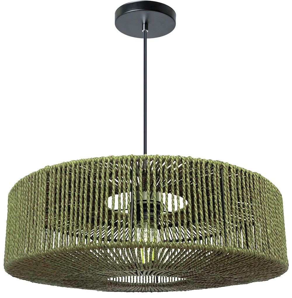 Toolight Toolight, stropní svítidlo 1xE27 APP1296-1CP GREEN, zelená-černá, OSW-08968