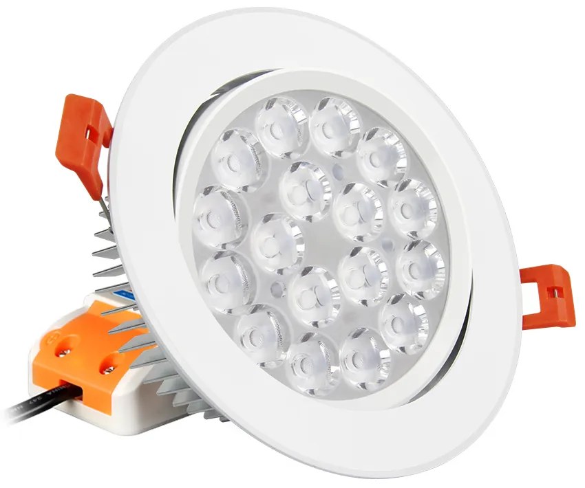 Miboxer LED zápustné svítidlo RGB+CCT Mi-light, 9W, 2.4GHz, RF ovládání, FUT062