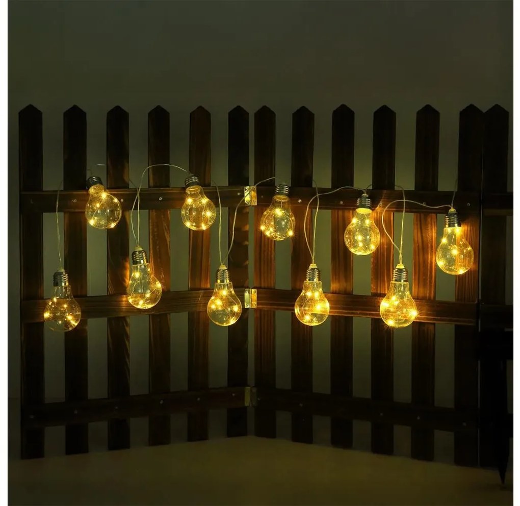 Globo 33708-10 - LED Solární řetěz 10xLED/0,06W/3,2V IP44