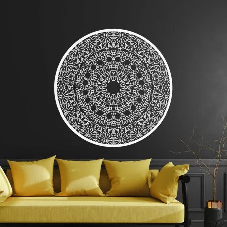 Luxusní dřevěná mandala na zeď | dekorace pro moderní interiér | SENTOP PR0342