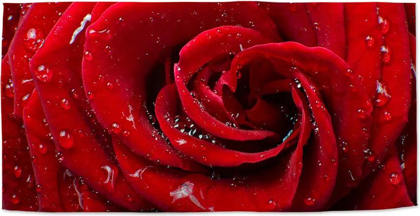 Ručník - Růže 70x140 cm