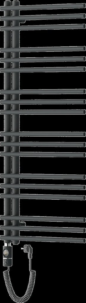 Mexen Neptun, elektrické topné těleso 1200 x 500 mm, 600 W, antracitová, W101-1200-500-2600-66