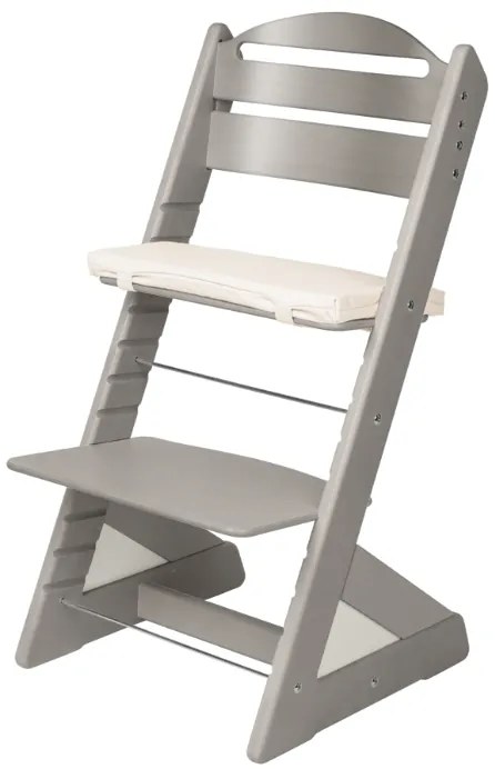 Jitro Dětská rostoucí židle Plus Šedá Třešeň klín + šedý