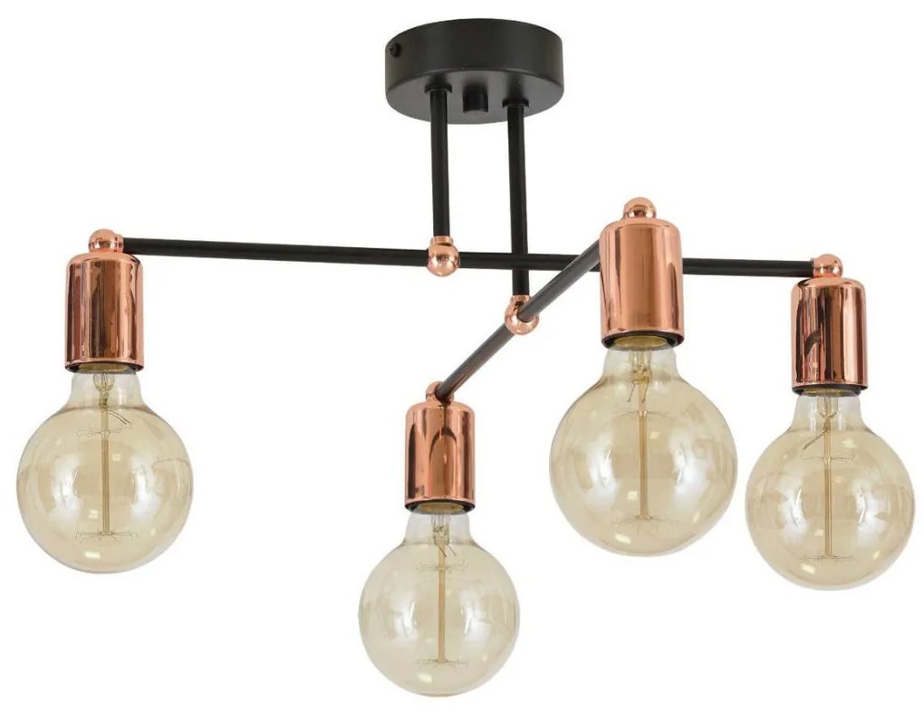 Stropní svítidlo Edison, výběr ze 3 barev