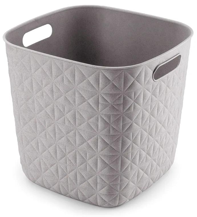 Box Curver Softex Cube 15 l šedý
