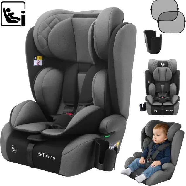 Autosedačka Zooma 25 i‑Size černá / šedá