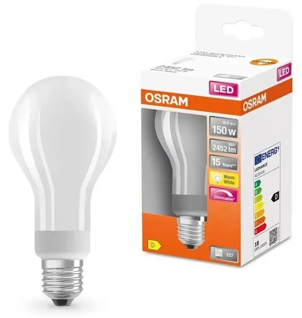 Osram | LED Stmívatelná žárovka E27/18W/230V 2700K - Osram | P227390