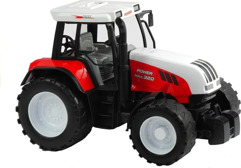 LEAN Toys Velký traktor s přívěsem zemědělský stroj 65 cm