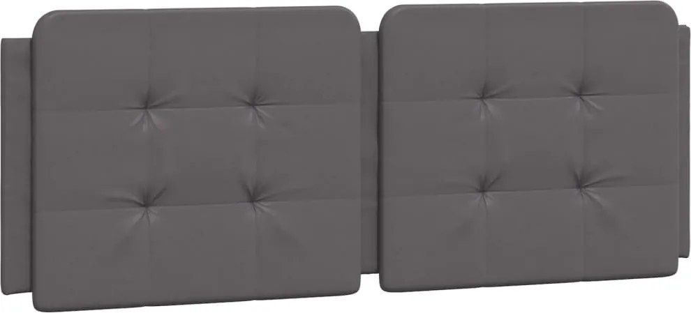 Rám postele s LED bez matrace Zadar šedý 140 x 190 cm 3214106