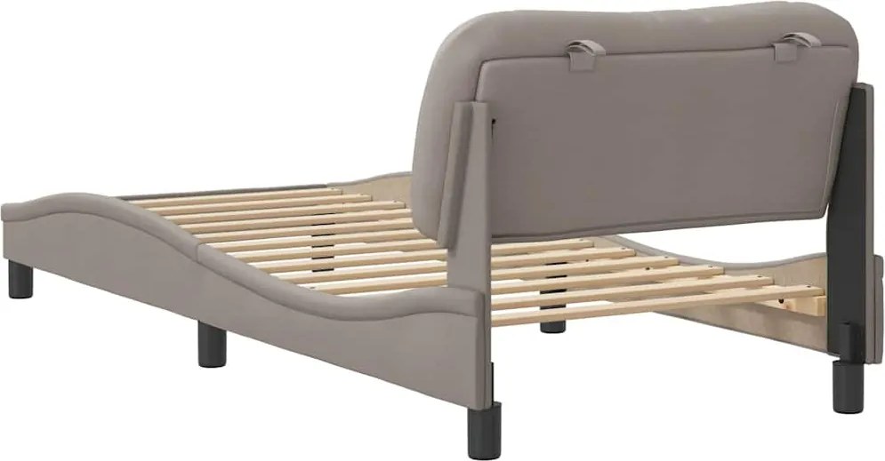 Rám postele bez matrací Hvar taupe 90x190 cm textil 3207741