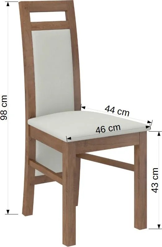 ADRK Furniture Sada stolu s židlemi RODOS 14 SE-ROD-14-S-B040