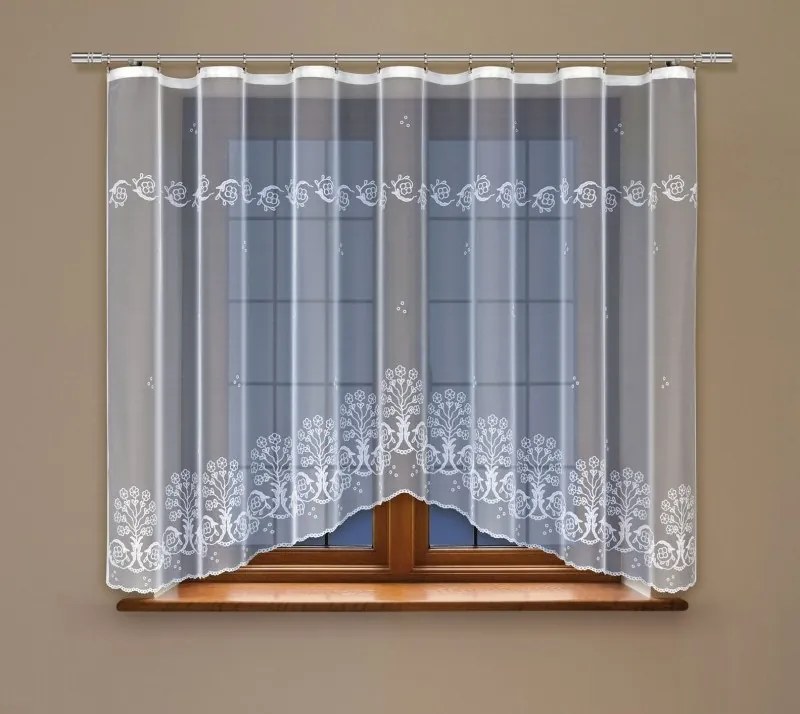 Moderní oblouková záclona Alexia