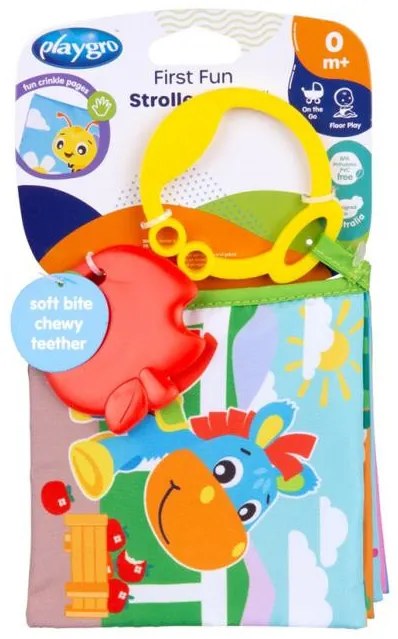 Playgro Závěsná knížka na kočárek
