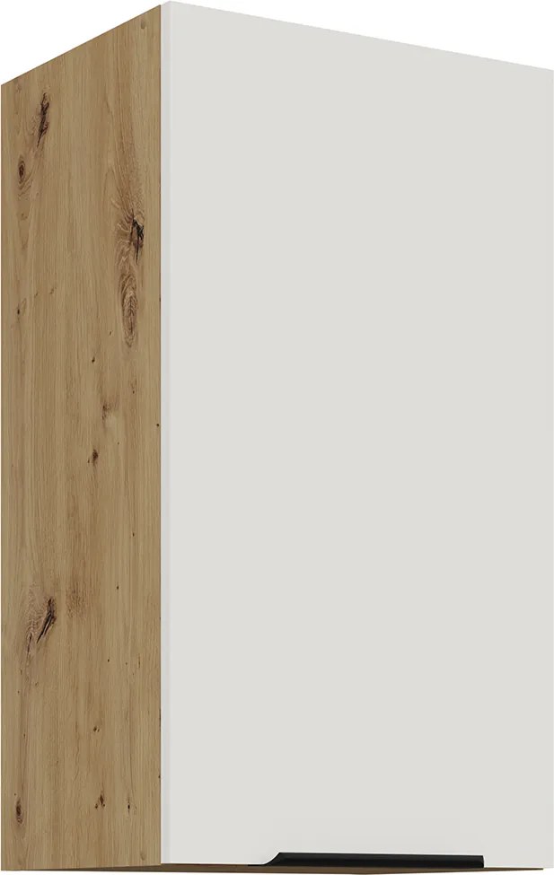 ARIA az | horní skříňka 40 G-72 1F policová | 40 cm | ANTI FINGERPRINT povrch | artisan/bílá