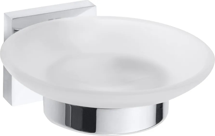 Sapho Sapho, X-SQUARE mýdlenka mléčné sklo, chrom, XQ802