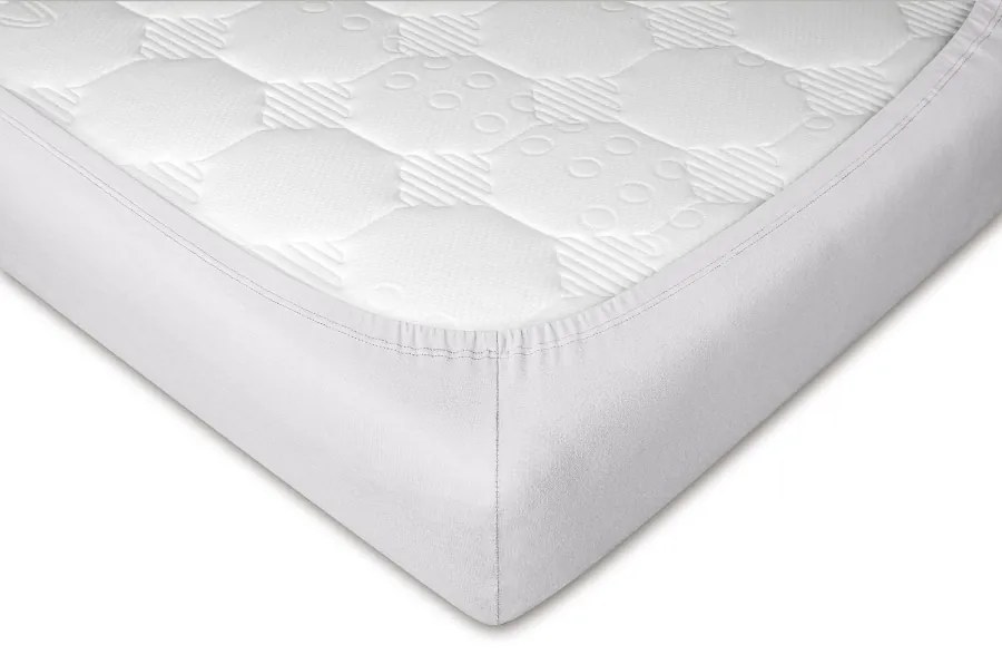 DADKA Jersey prostěradlo stříbrné Rozměr 140x220x20