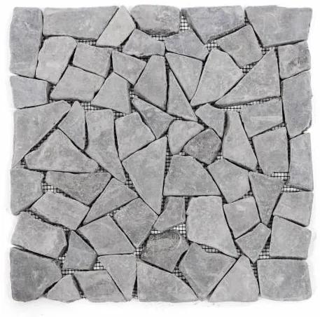 Mramorová mozaika Garth- šedá, obklady 1 ks