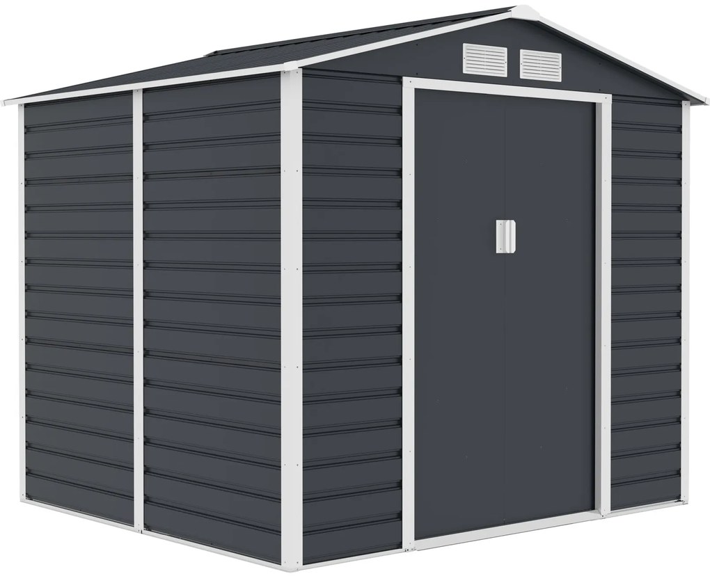 Zahradní domek G21 GAH 407 - 213 x 191 cm, antracitový