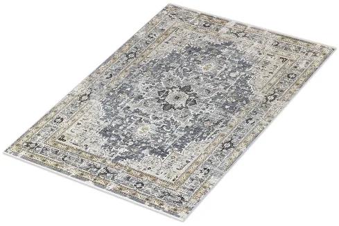Koberce Breno Kusový koberec PRIME 601/silver, Stříbrná, Vícebarevné, 80 x 150 cm
