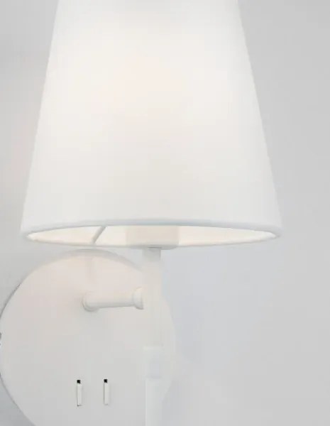 Designové nástěnné svítidlo Nia 19 bílé