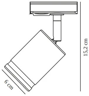 NORDLUX Rondie Link Spot reflektor pro systém NORDLUX Link Varianta: Ø 60 x 152 x 93 mm, GU10, bílá