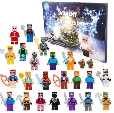 Adventní kalendář - Minecraft figurky Varianta: varianta 2