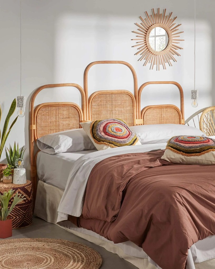 MUZZA ZRCADLO MARELLI Ø 60 CM PŘÍRODNÍ