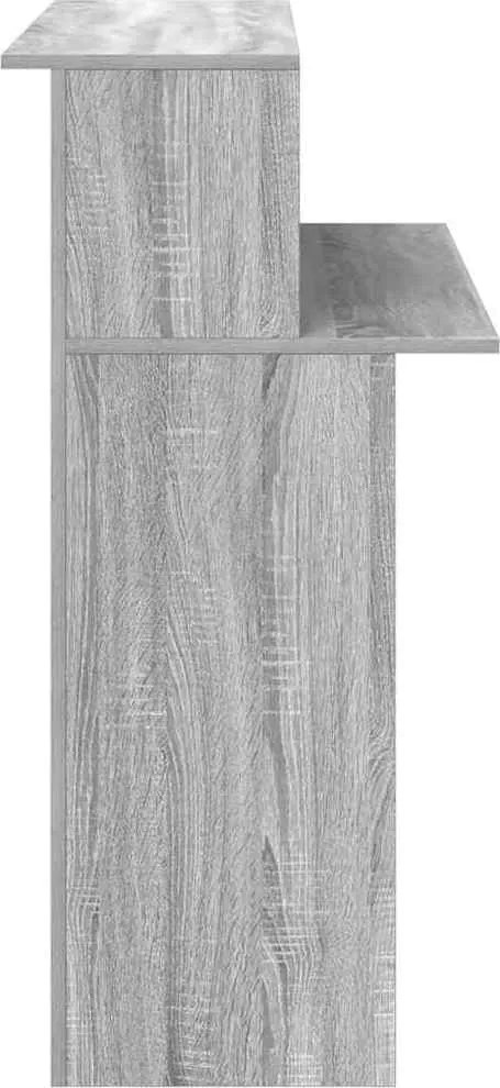 vidaXL Recepční stůl 100x50x103,5 cm kompozitní dřevo [859029] Barva: Černá