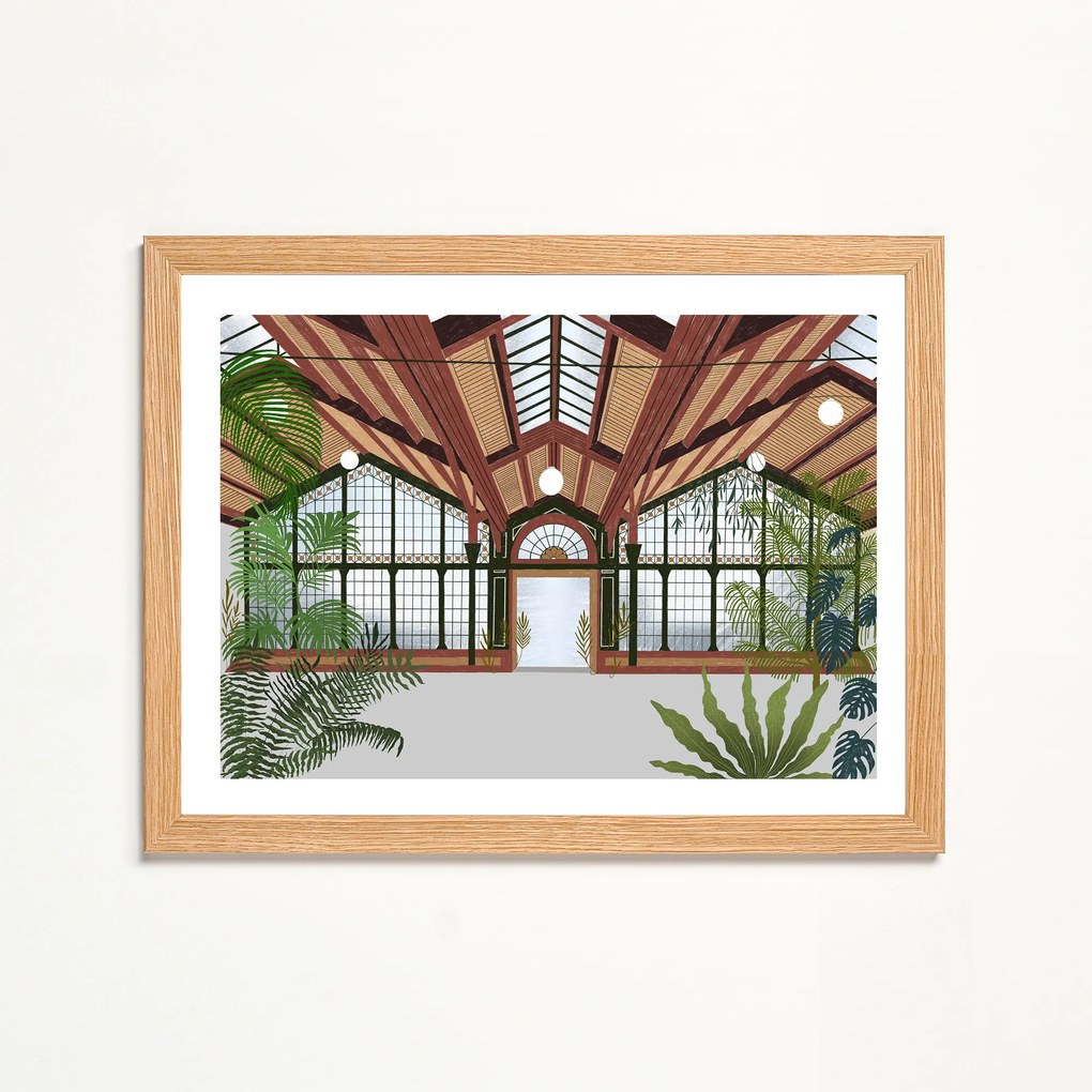 Martu Hlavajová | Masarykovo nádraží Rám: Černý, Velikost: 40 x 60 cm