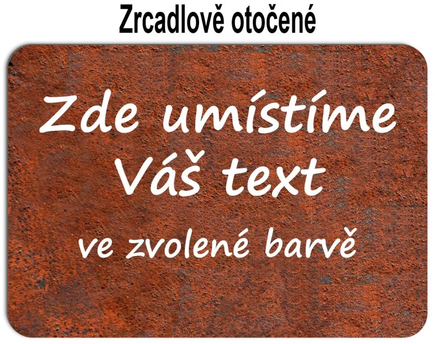 Prostírání s vlastním textem-600