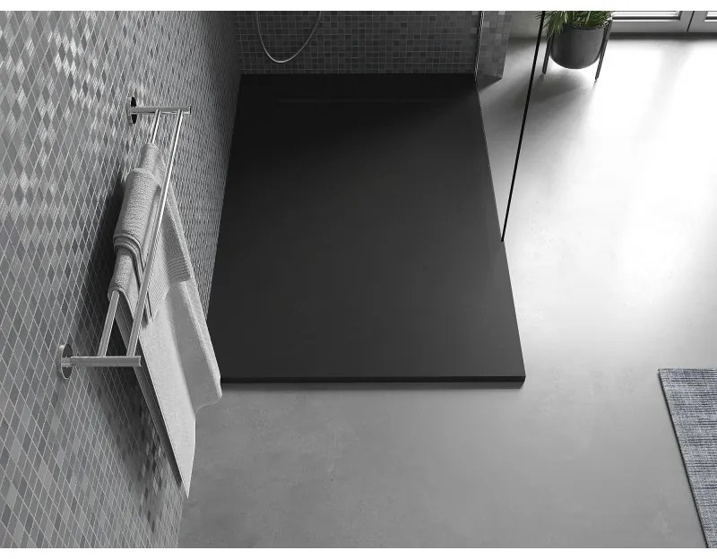 Mexen Otto, SMC obdélníková sprchová vanička 140 x 90 cm, černá, 4N709014