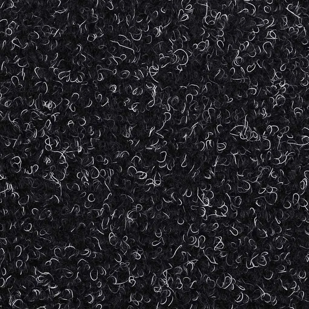 Schodové rohože samolepicí 30 ks 56 x 17 x 3 cm černé, půlkulaté 3365681