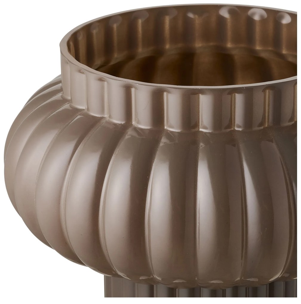 House Nordic Ručně foukaná váza VASE hnědá