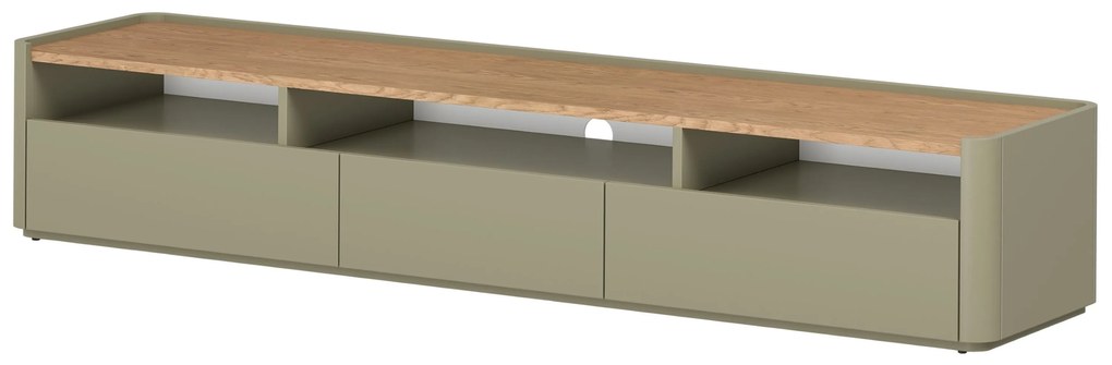 TV stolek Elivo 200 cm - eukalyptus / dub baltic dune