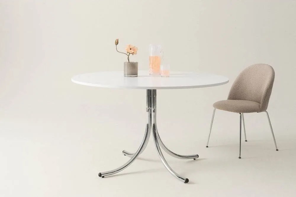 Kovový kulatý jídelní stůl ø 130 cm Chipley – Jotex