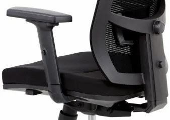 Kancelářská židle černá synchronní, kovový kříž, KA-B1083 BK
