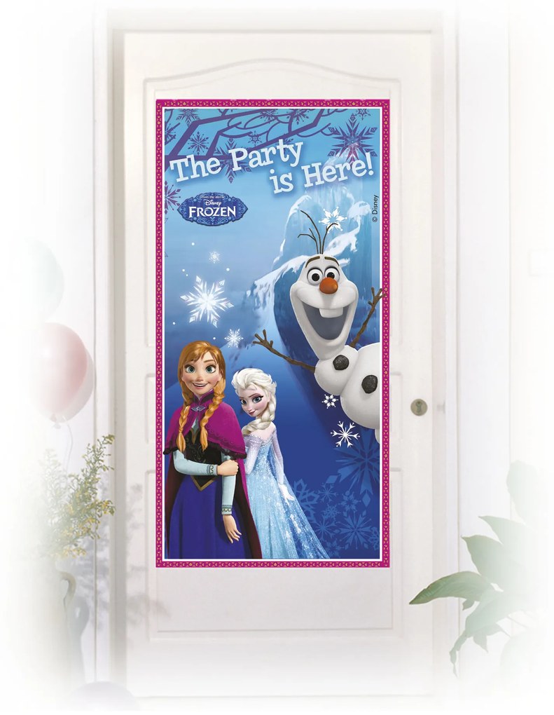 Frozen plakát na dveře 76cm x 150cm