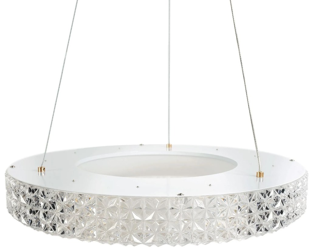 Toolight Závěsné LED osvětlení Urban B2 MS001-CP 40 cm růžová zlatá