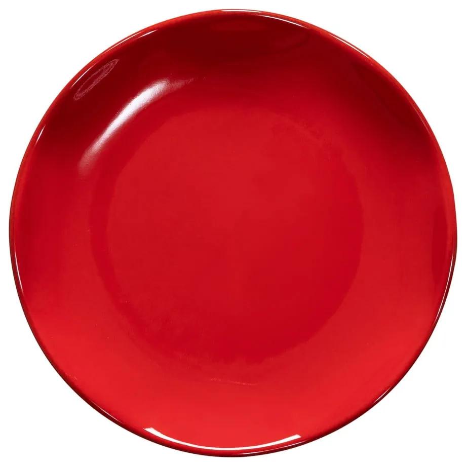 Červený kameninový dezertní talíř Casafina Cook &amp; Host, ø 20,5 cm