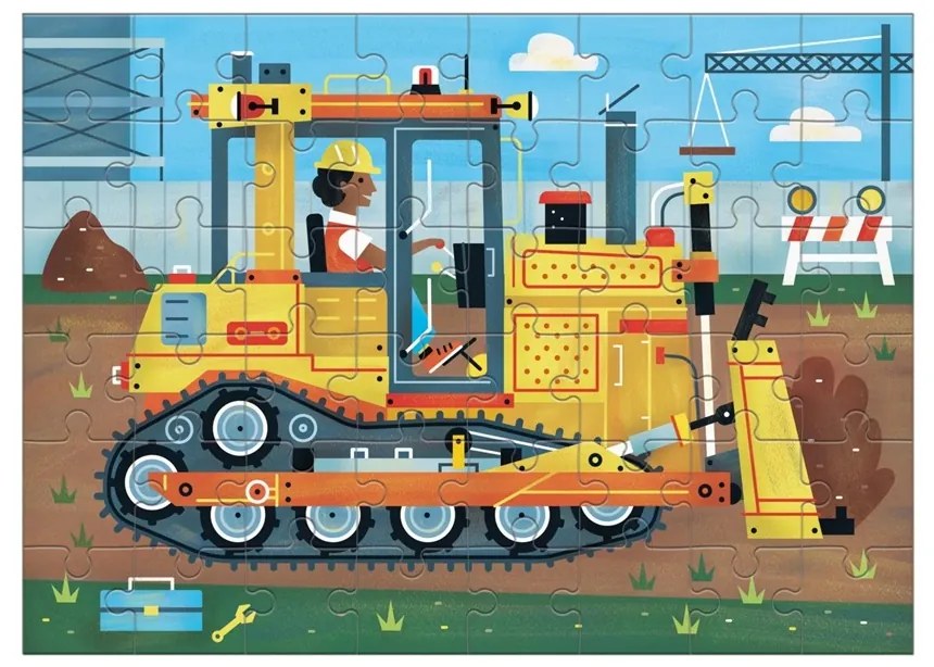 Mudpuppy Puzzle Buldozer 48 dílků