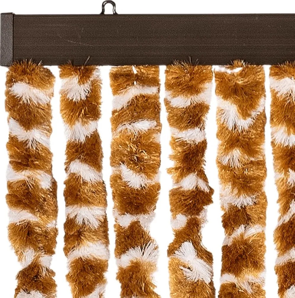 vidaXL Závěs proti hmyzu 100 x 220 cm žinylka [284281] Barva: Světle šedá a tmavě šedá