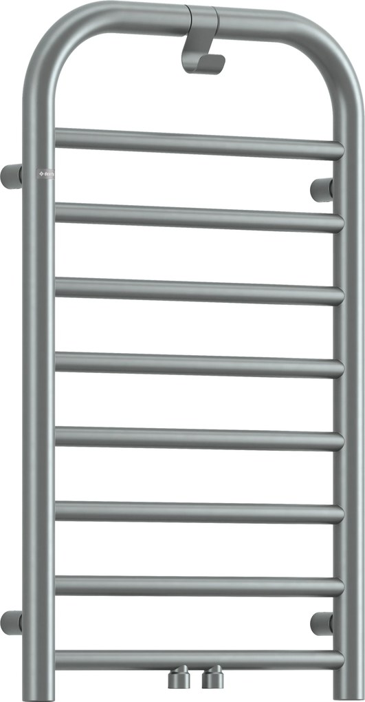 Deante Silia, koupelnový radiátor 500x850 mm, 335W, broušená ocel, DEA-AGI_FG31