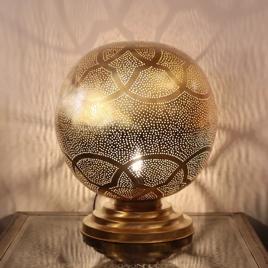 Luxusní mosazná lampa Farhana