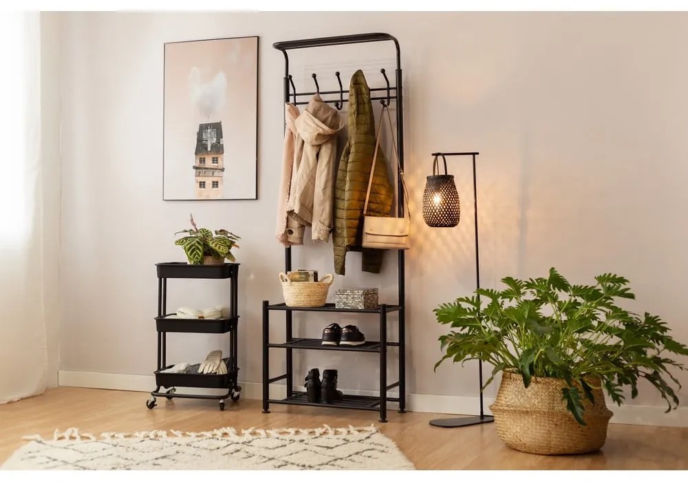 Světlý úložný košík z mořské trávy Compactor, ⌀ 36 cm