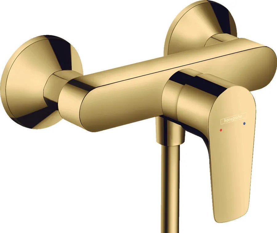 Hansgrohe Talis E, nástěnná páková sprchová baterie, zlatá lesklá, 71760990