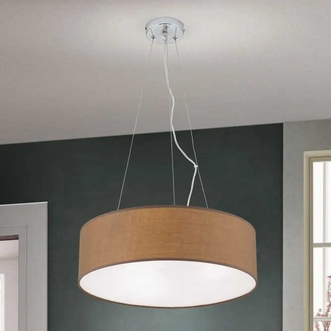 Orion HL6-1632/3Braun Závěsné svítidlo UFO hnědé, průměr 50cm