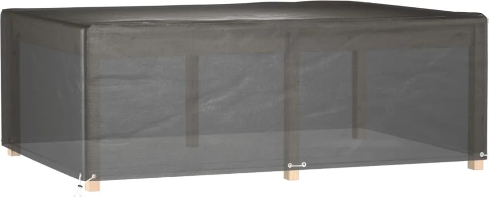 Plachty na zahradní nábytek 2 ks 12 oček 230x165x80 cm obdélník 3155354