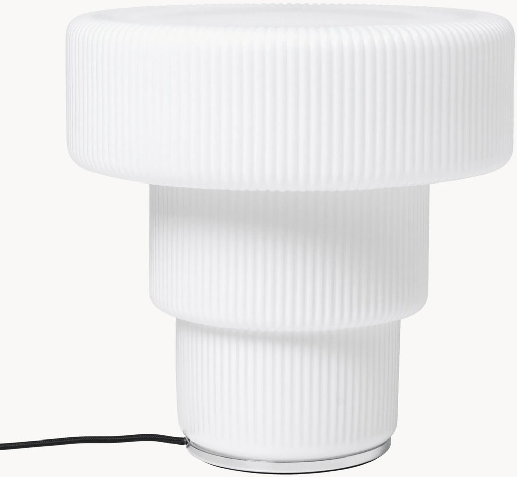 Ručně foukaná stolní LED lampa Ripple