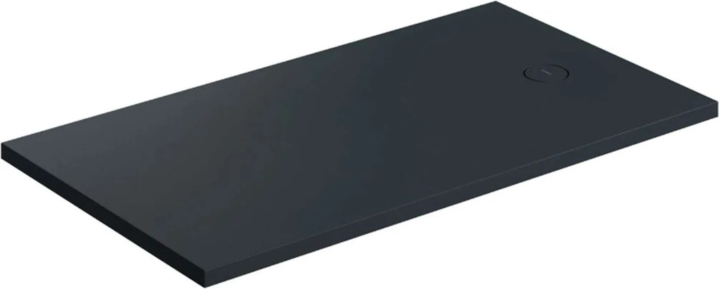 OMNIRES Aquarock M+ - Sprchová vanička 90x140 cm, matná černá AQUAROCK90-140BLV
