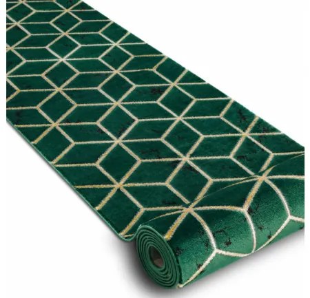 Běhoun EMERALD exkluzivní 1014 glamour, styl kostka zelený/zlatý